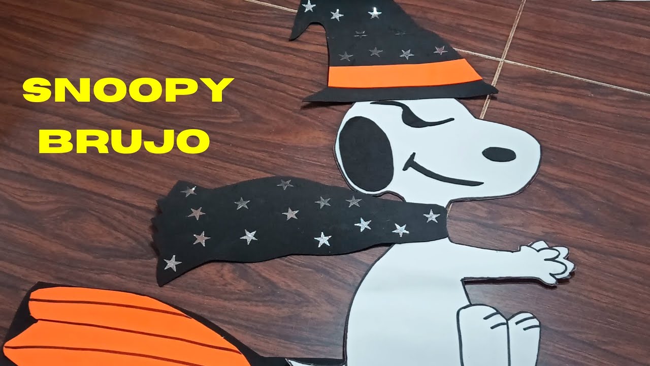 Cómo hacer un SNOOPY BRUJO - YouTube