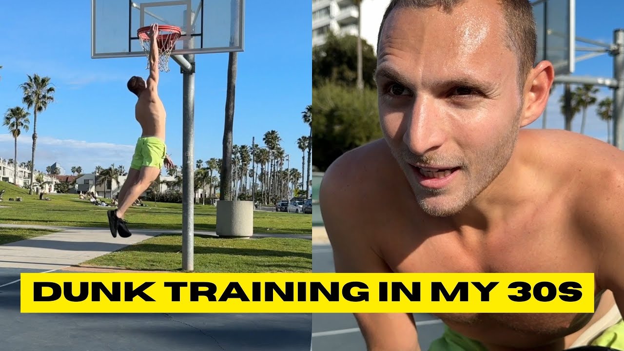 Dunk Training in my 30s ... still 5'10" #Vlog #Inspired #DunkJourney ...