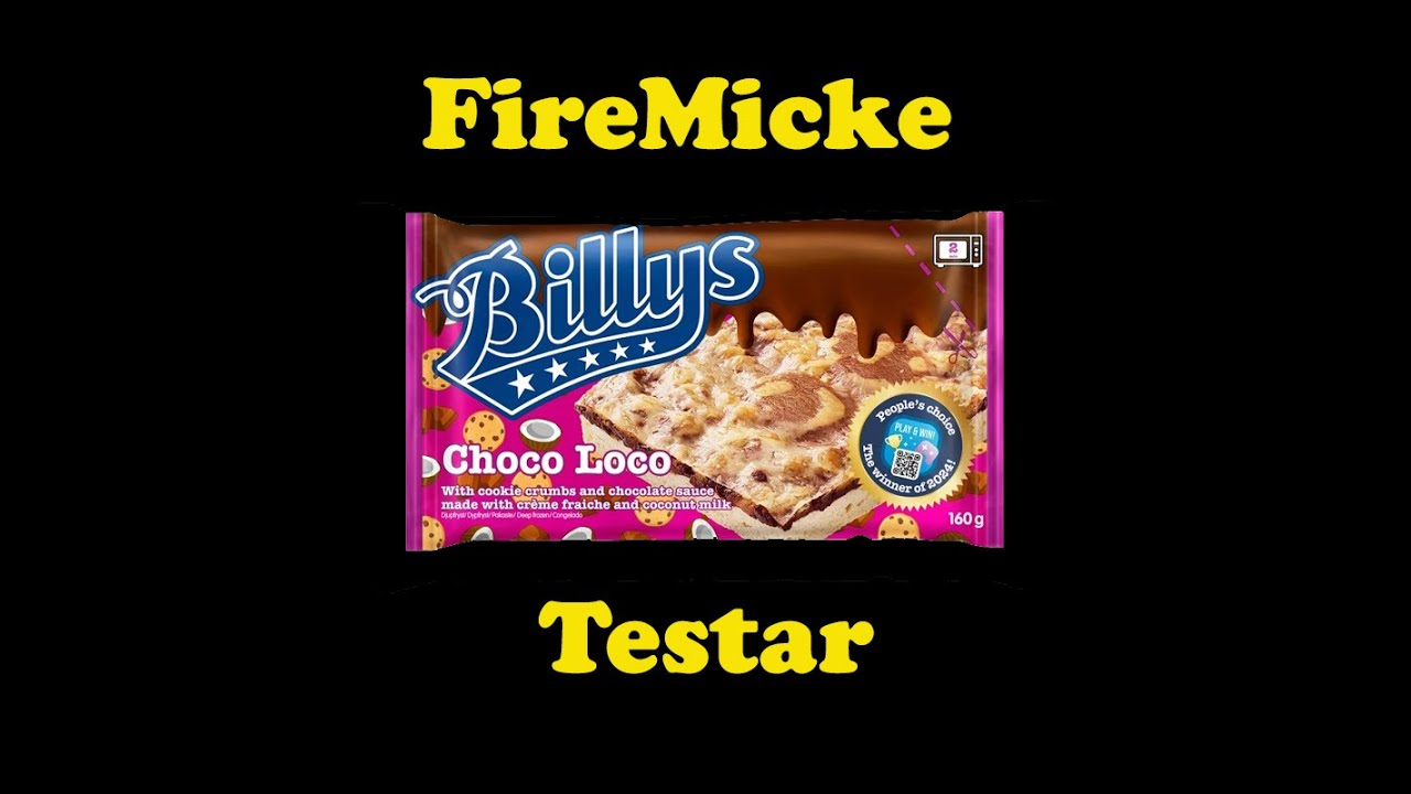 #FireMicke testar #Billys #Pan #Pizza #Choco #Loco - YouTube