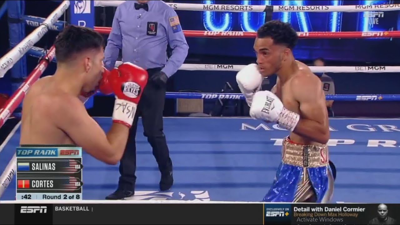 Alejandro Salinas vs. Andres Cortes FULL FIGHT | Boxing | July 8, 2020 ...