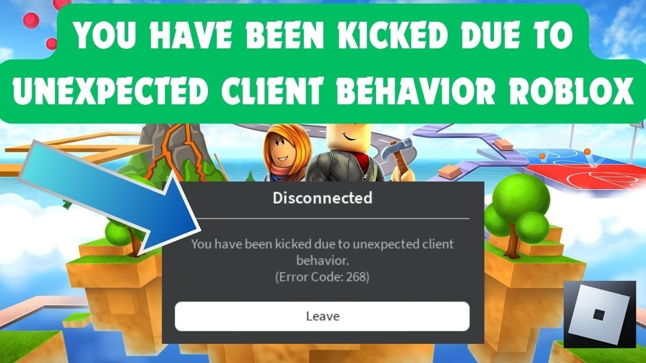 you have been kicked due to unexpected client behavior roblox - YouTube