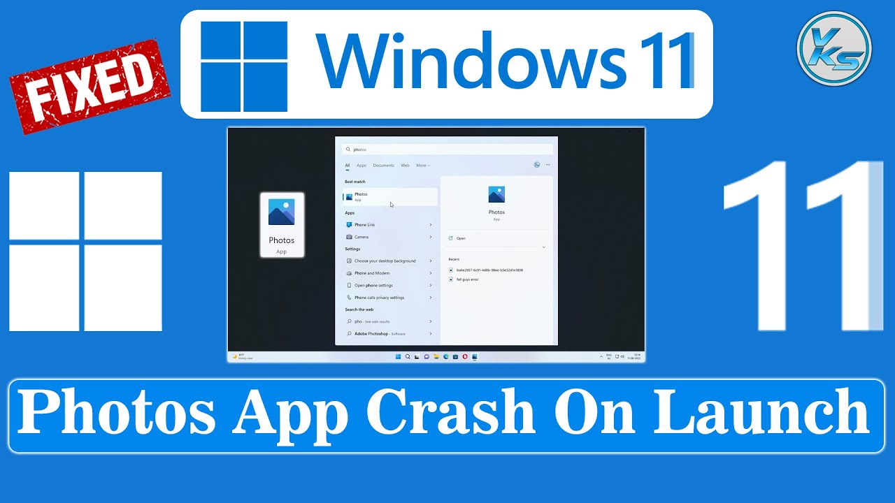 How To Fix Photos App Crash On Launch in Windows 11 - YouTube