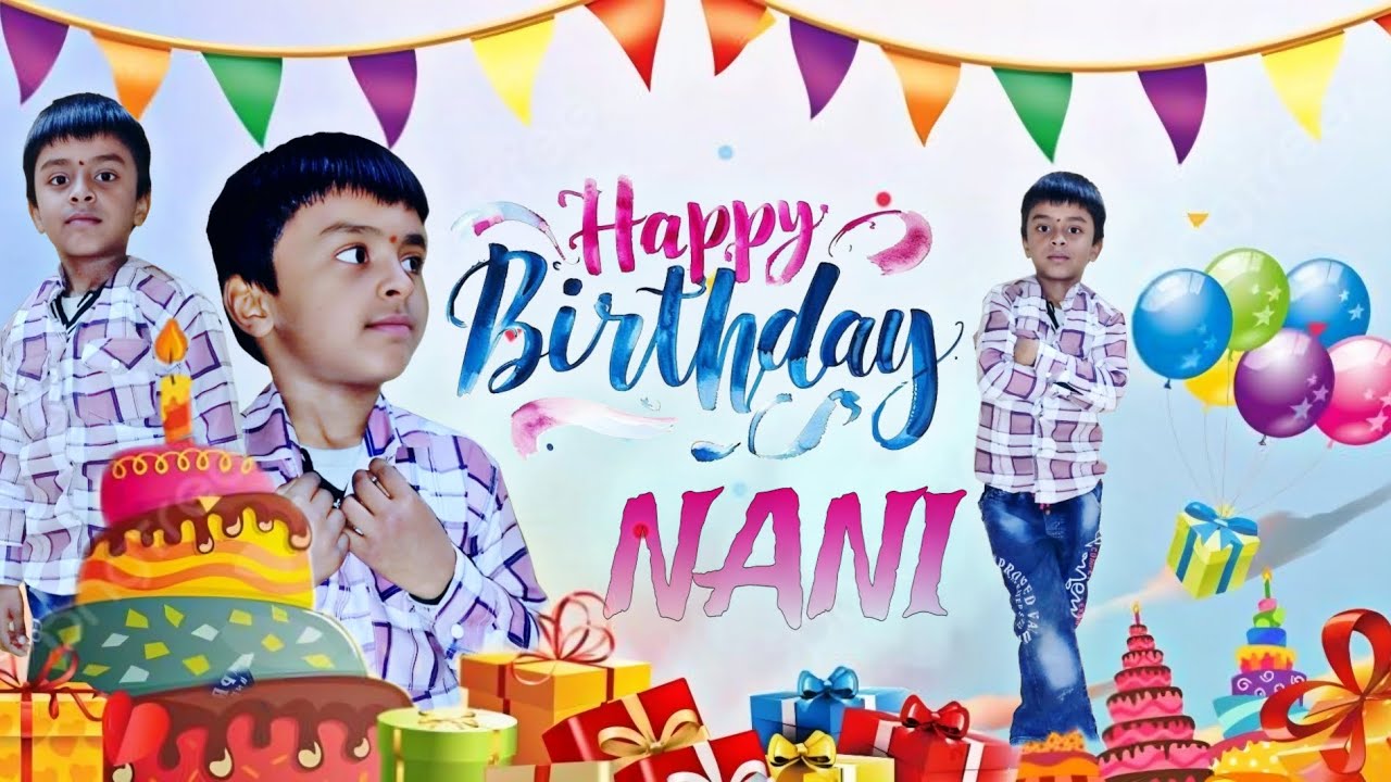 The simple way of celebrating birthday.. happy birthday nani - YouTube