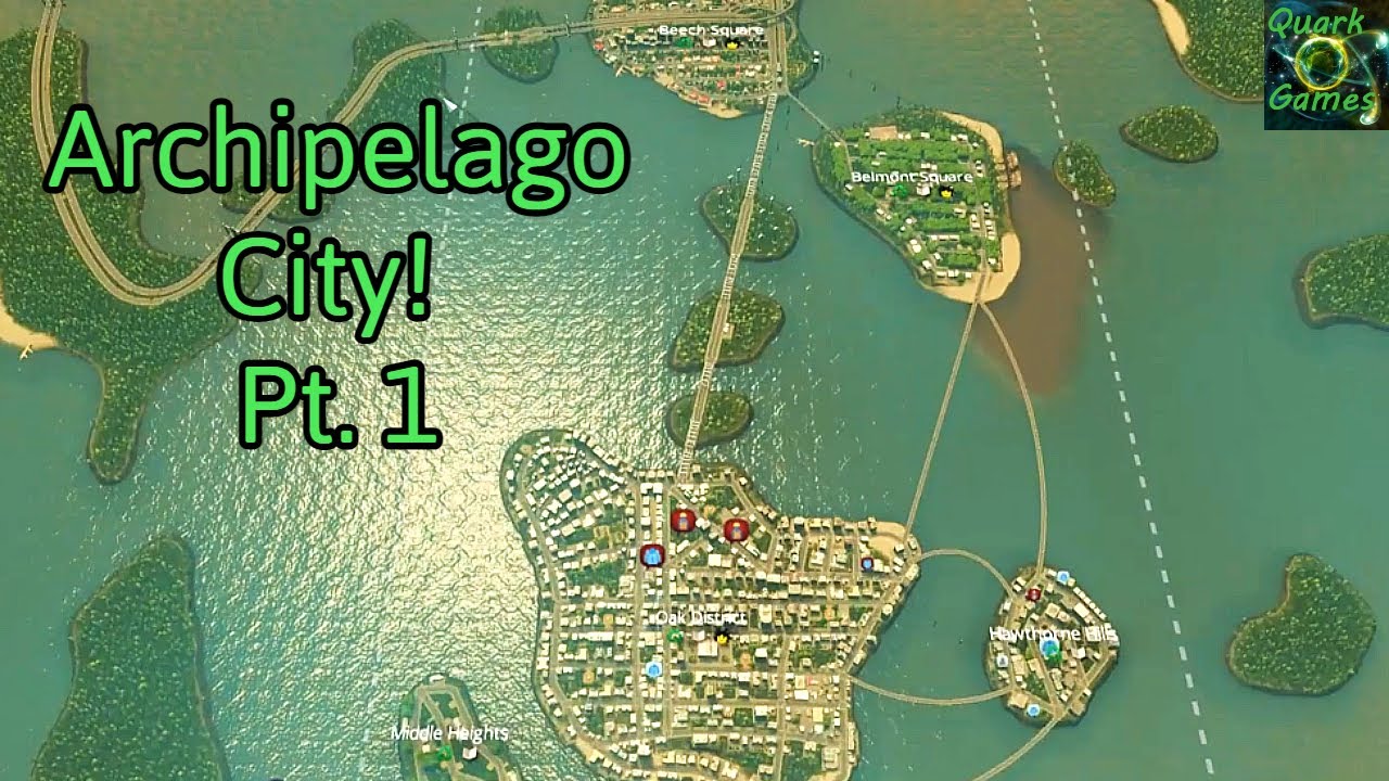 Archipelago City In Cities Skylines- Pt. 1 New Beginnings! - YouTube