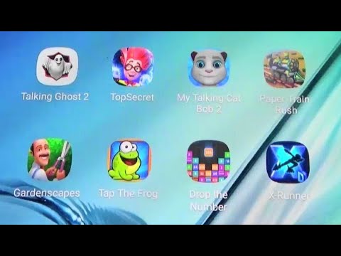 Talking Ghost 2,Tap Frog,Top Secret,My Bob Cat 2,Paper Train Rush ...