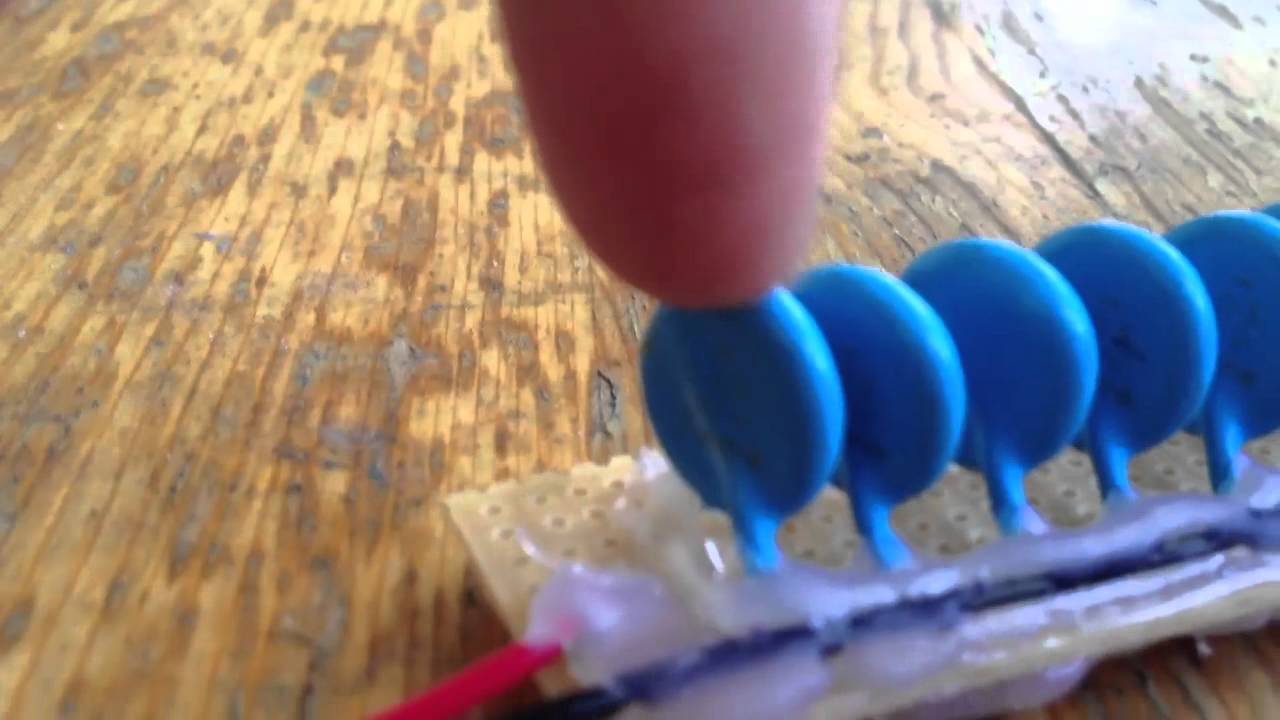 My small cap bank for mini sgtc project - YouTube