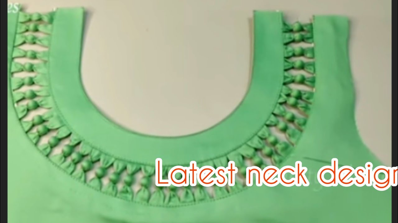 latest neck design with easy tricks - YouTube