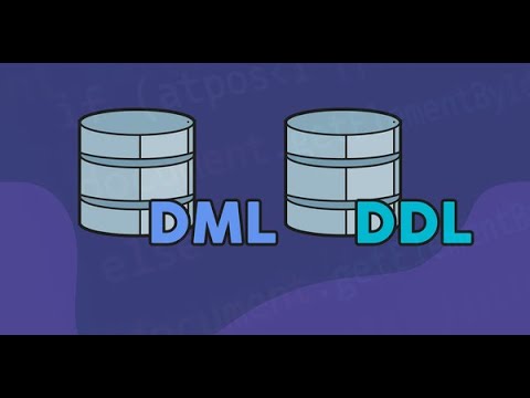 Sentencias de Definición de Datos (DDL) y Manipulación de Datos (DML) - YouTube