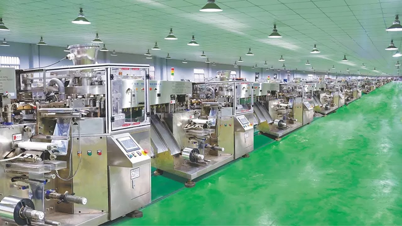 500bpm high speed powder packing machine three sides sealing bagging ...