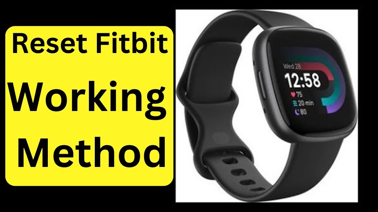 #How to reset FitBit versa 4|Fitbit versa 4 reset when pin locked ...