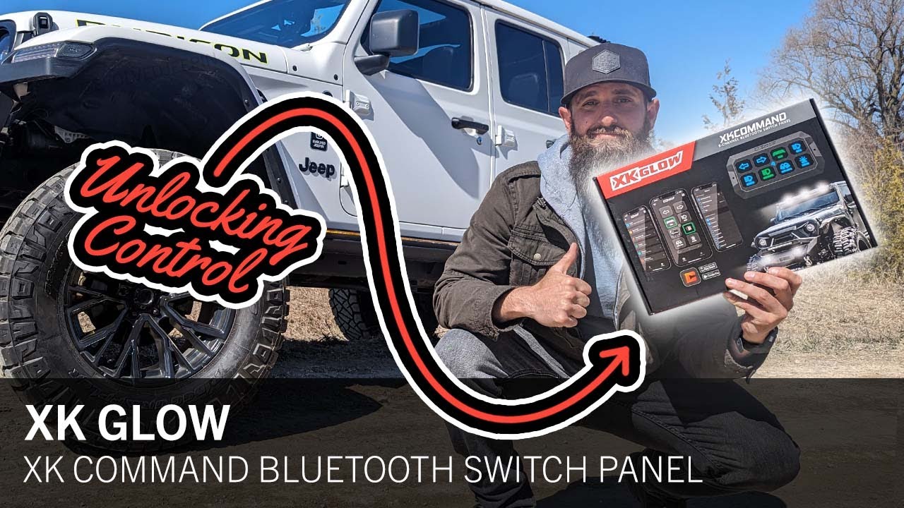 XK Glow Command 8 Channel Bluetooth Switch Panel Install & Review ...