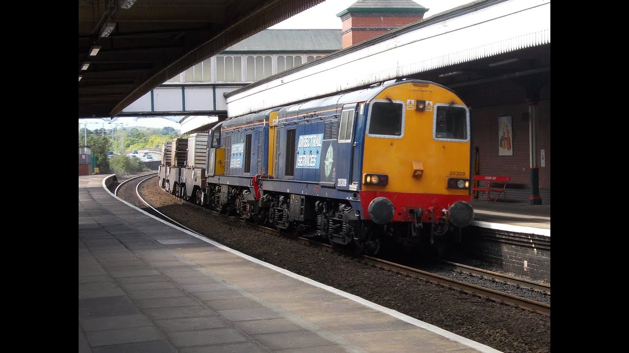 #22: [6K41] DRS Class 20309 & 20305 pass Colwyn Bay (31/05/13) - YouTube