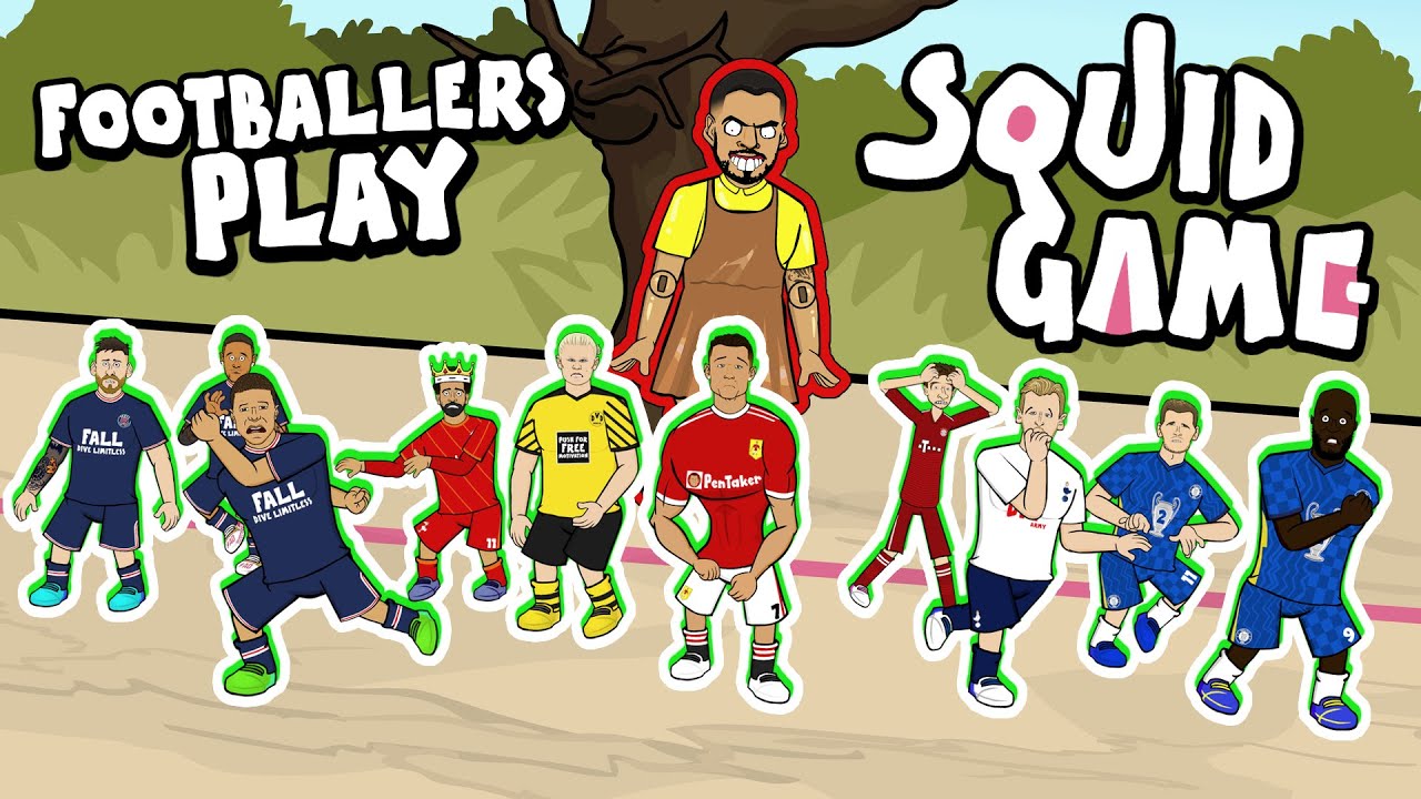 ☠️Footballers Play SQUID GAME!☠️ (Feat 33 Footballers! Frontmen 3.6 Red ...