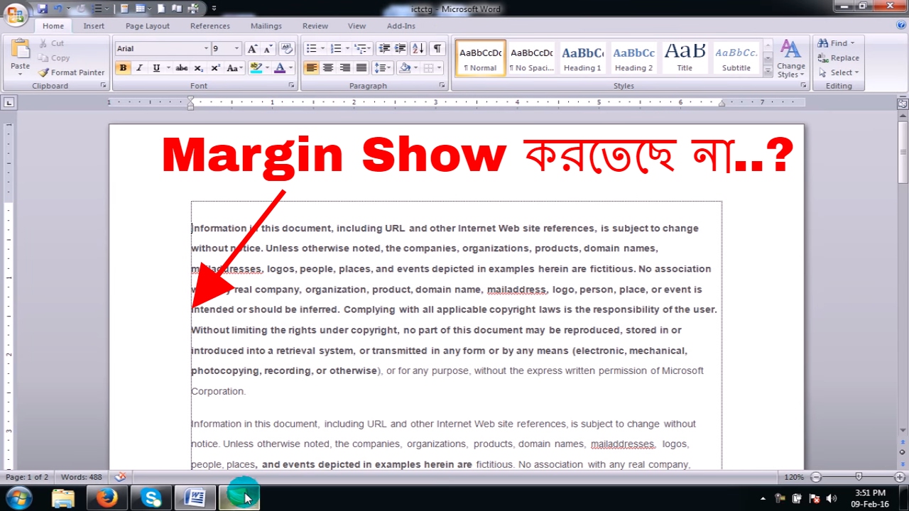Microsoft Word 2007 Show Or Hide The Margin Markings YouTube Microsoft Word 2007 Show Or Hide The Margin Markings YouTube
