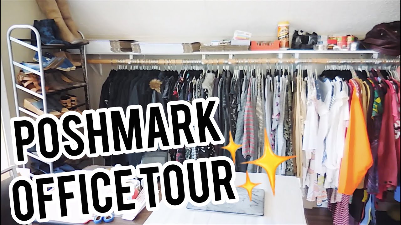 Reseller Office Tour + What Sold on Poshmark! - YouTube