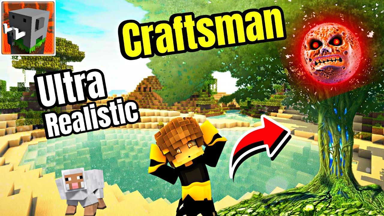 CRAFTSMAN REALISTIC GRAPHICS CAN BEAT MINECRAFT ? 😱 - YouTube