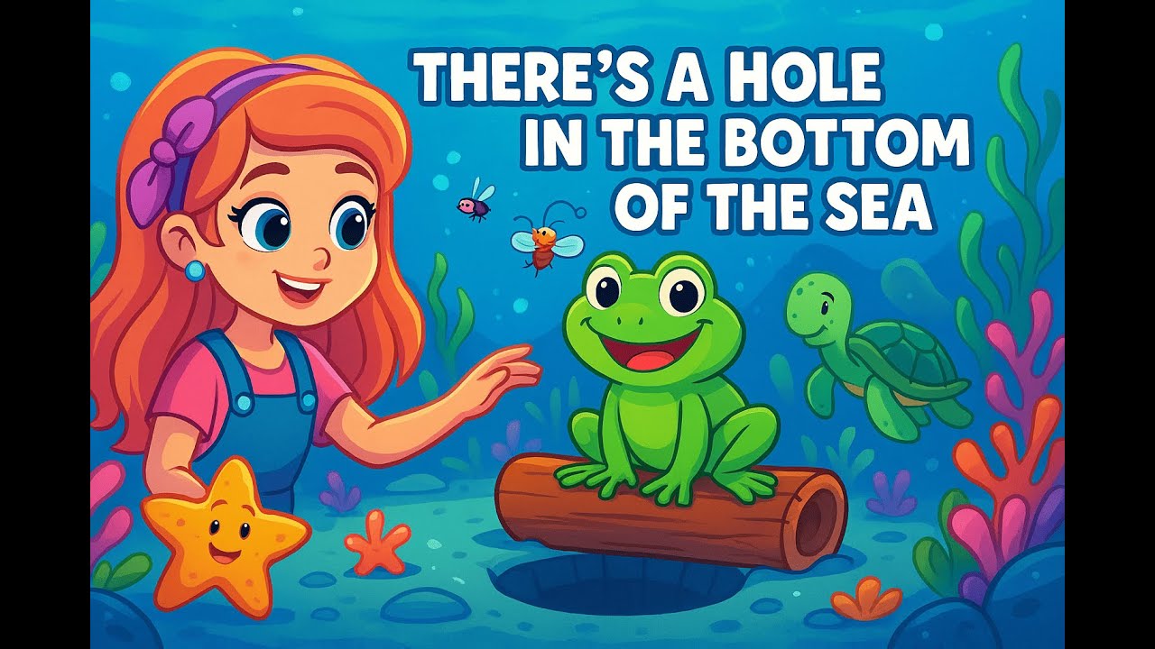 Theres a hole in the bottom of the sea Nursery Rhyme - YouTube