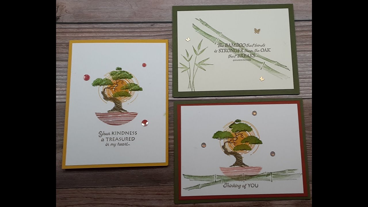Bamboo Beauty & Treasured Kindness from Stampin'Up! - YouTube
