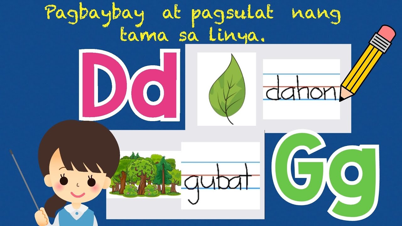 Pagbaybay ng mga Salitang Nagsisimula sa Dd at Gg | Pagsulat nang Tama ...