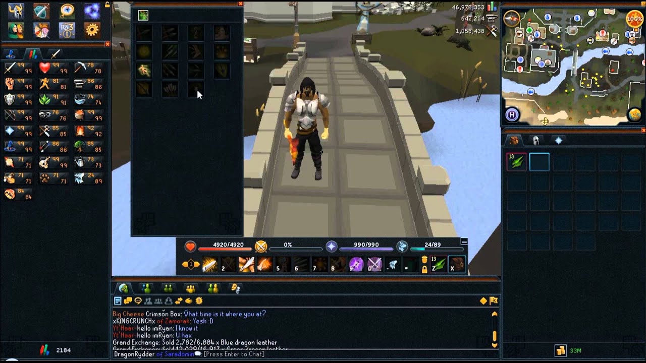 Runescape 3 Interface Layout (slower computers) - YouTube