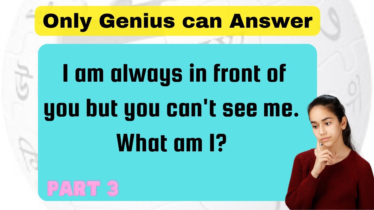 Brain teasers Riddles part 3 | only Genius can Answer - YouTube