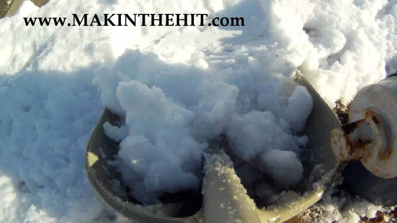 How To Clear A Fire Hydrant Of Snow - YouTube