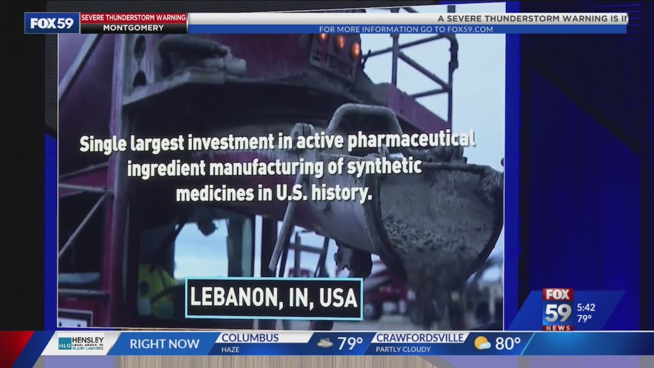 Eli Lilly adds $5.3 billion investment in Lebanon LEAP district - YouTube