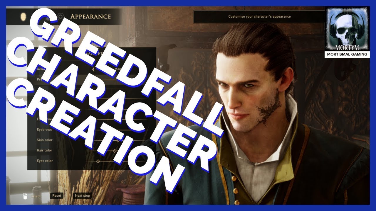 Greedfall - A Look At Character Creation - YouTube