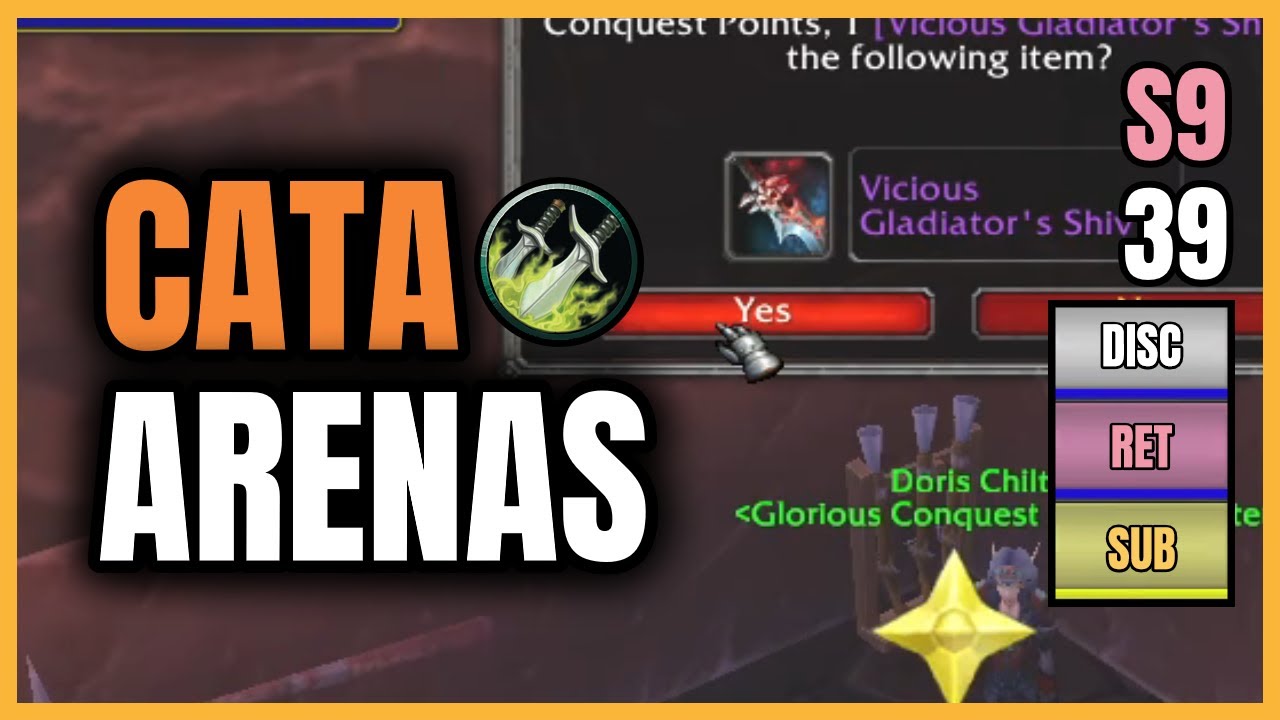 2200🔥 | S9 ROGUE ARENAS [39] ⚝ | ROGUE RET DISC 3V3 | CATACLYSM CLASSIC ...