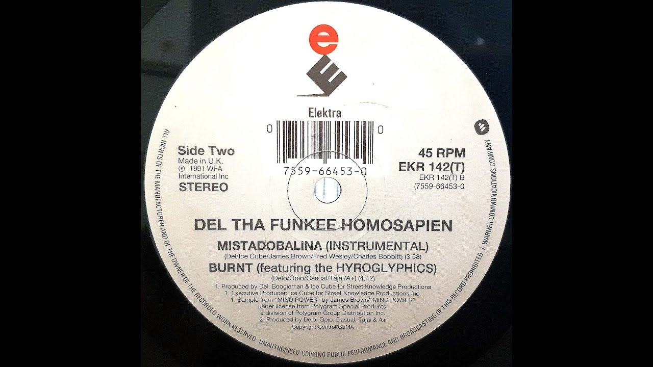 Del Tha Funkee Homosapien – Mistadobalina (Instrumental) [Vinile ...