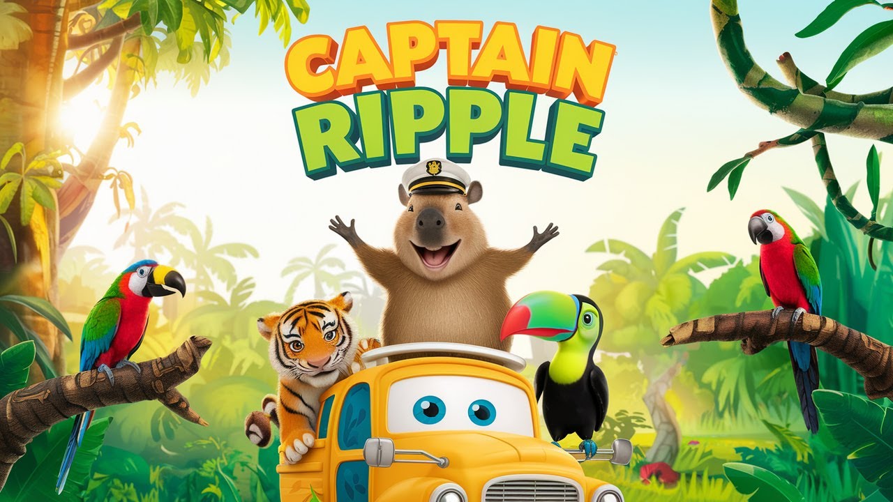 Captain Ripple Capybara School Adventure - YouTube