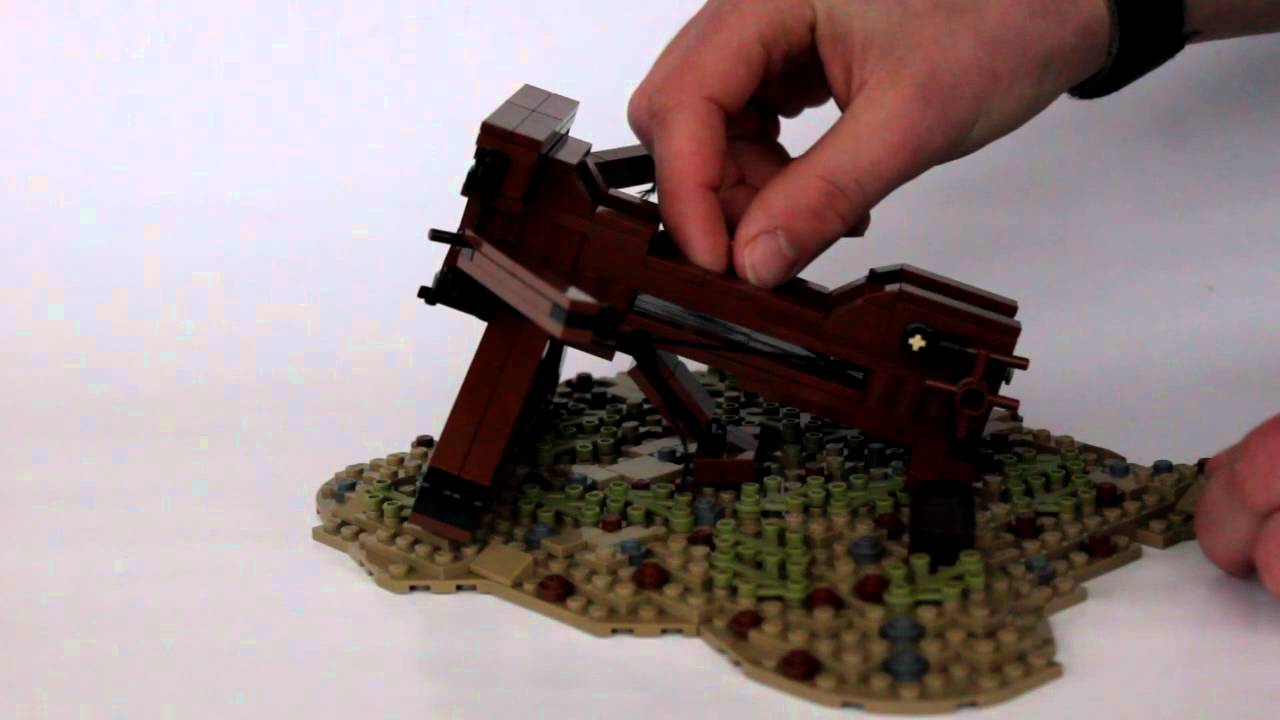 Brickbuilt LEGO Ballista (working) - YouTube