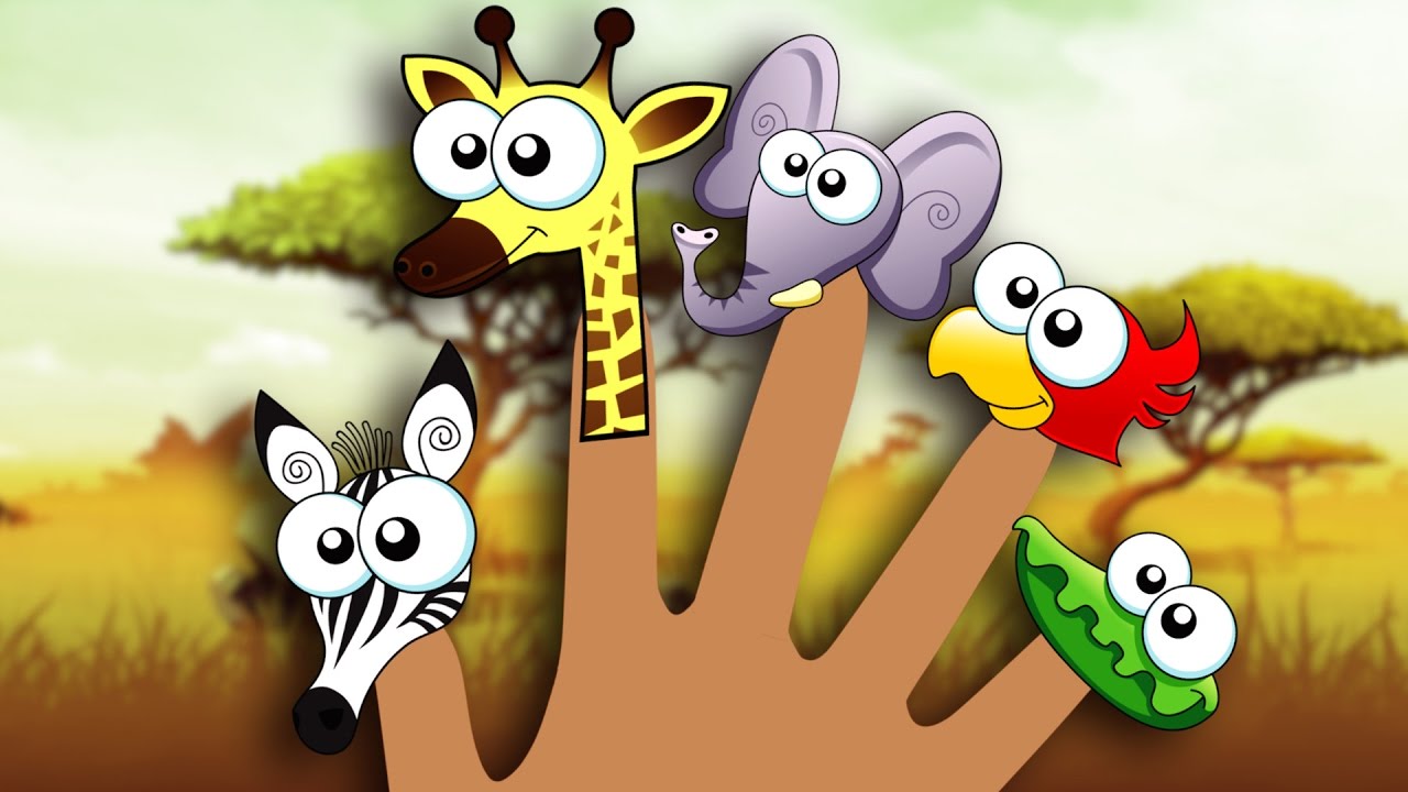 Finger Family from Slow to Fast with Animals - Finger family Song ...