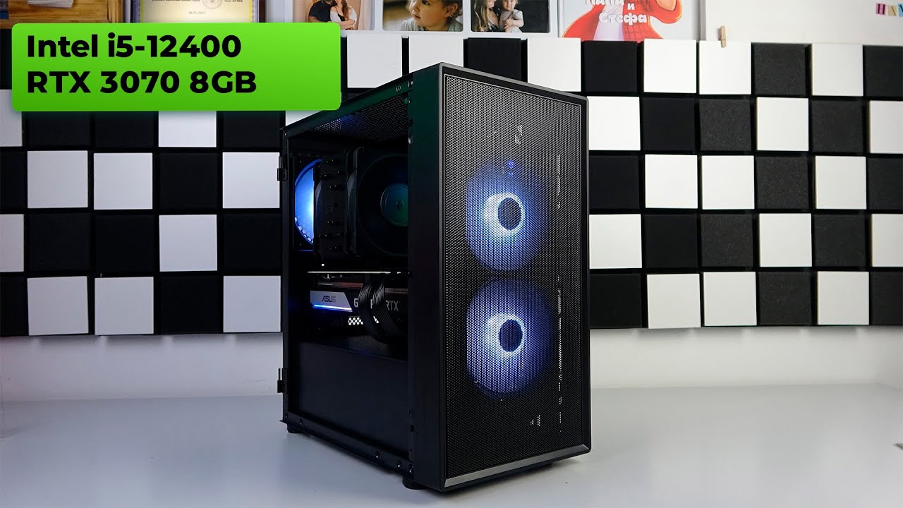 i5-12400 + RTX 3070 👽Buil a Optimal MicroATX Gaming Setup + Test 1080p ...