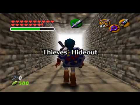 The Legend of Zelda : Ocarina of Time Walkthrough Part 34 The Thieve's ...