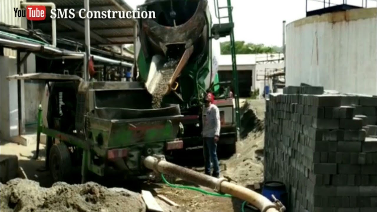 Casting of Slab by using Ready Mix Concrete (RMC) - YouTube