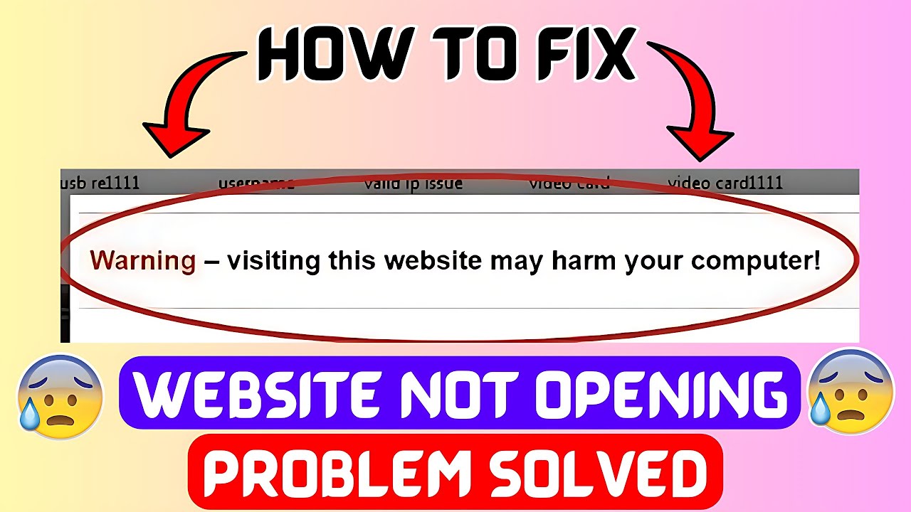 How To Fix Visiting This Website May Harm Your Computer On Google ...