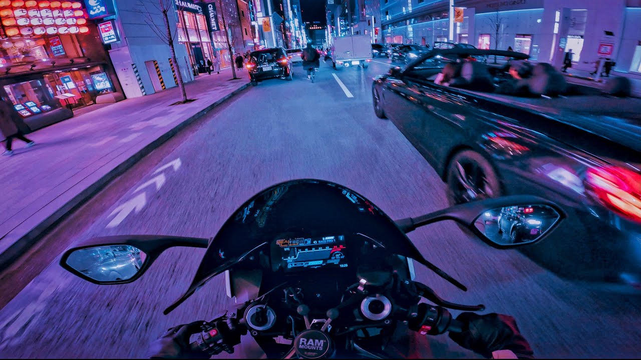 BMW S1000RR M | SC Project Raw Sound | Night City Tokyo🇯🇵 - YouTube