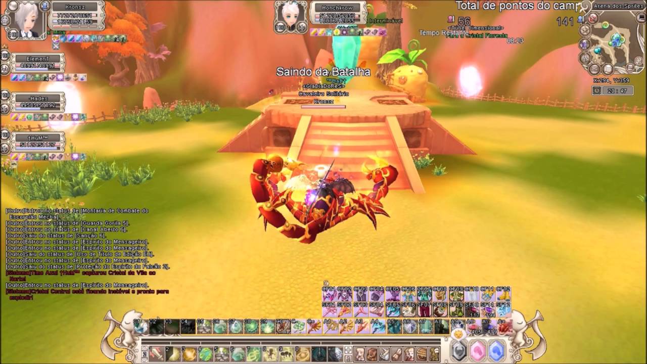 Grand Fantasia: Sprite Arena 91-100 - Druid #2 - YouTube