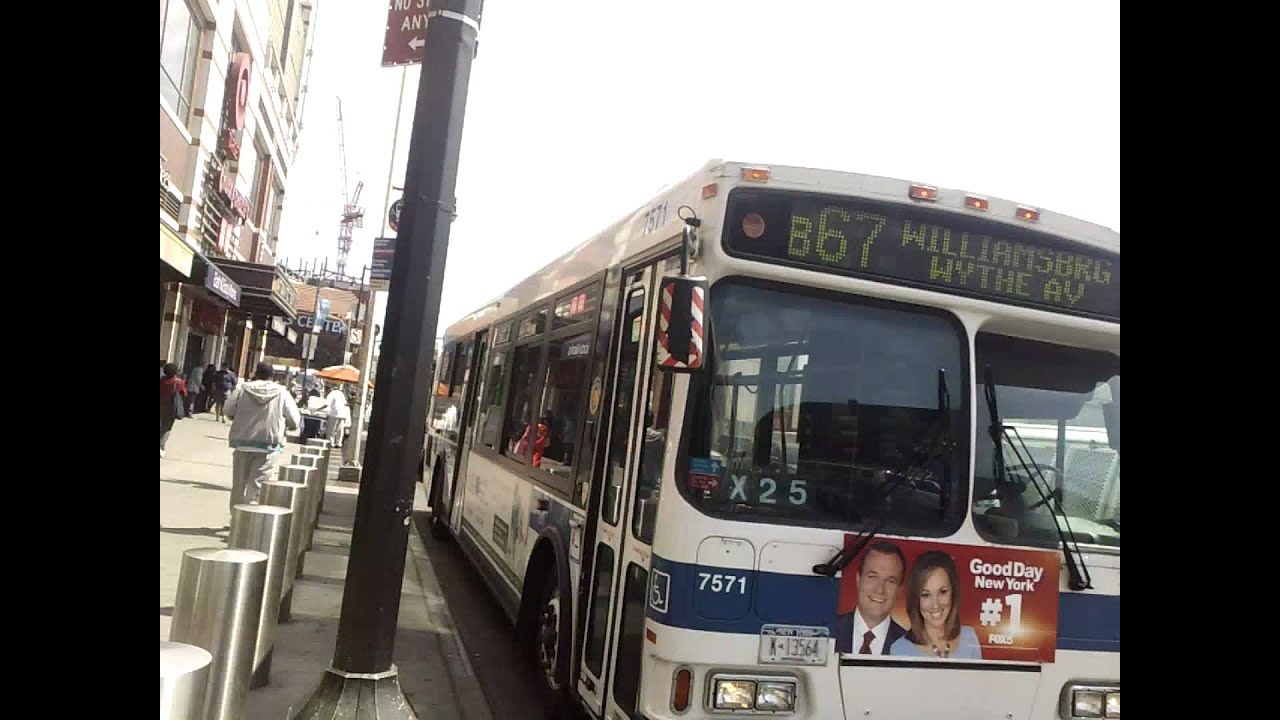 NYCT Bus: Orion VII OG CNG 7571 B67 Bus@Atlantic/Flatbush Avenues - YouTube