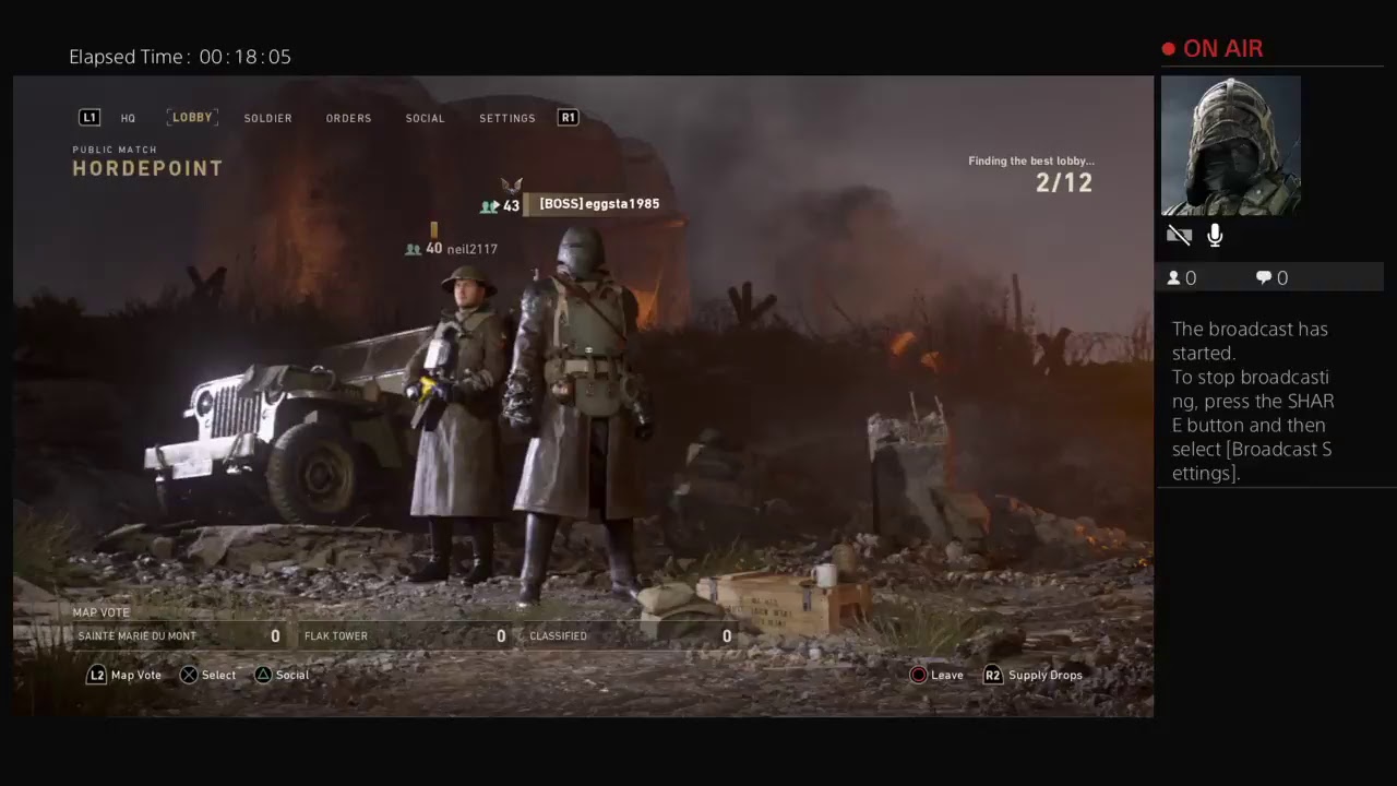 HALLOWEEN SCREAM LIVESTREAM ...COD WW2 - YouTube