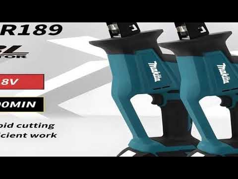 Makita DJR189 18V Cordless Electric Reciprocating Saw Brushless Rechargeable Wood Metal Cutting ...