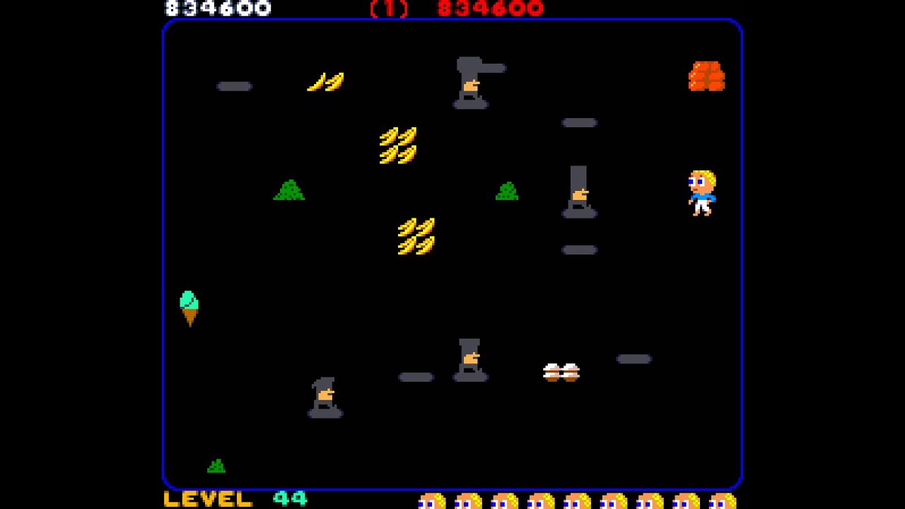 Arcade Game: Food Fight (1982 Atari) - YouTube