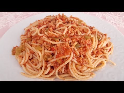 Vegan Bolonez Soslu Makarna ( Thanos ve Aybike İçerir )