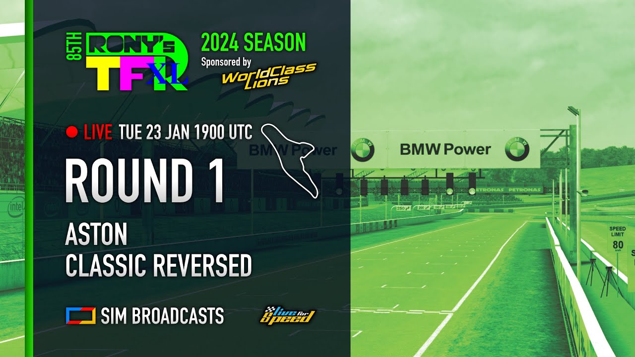 85th Rony's Tuesday Fun Race XL - 2024 Round 1 | Live for Speed - YouTube