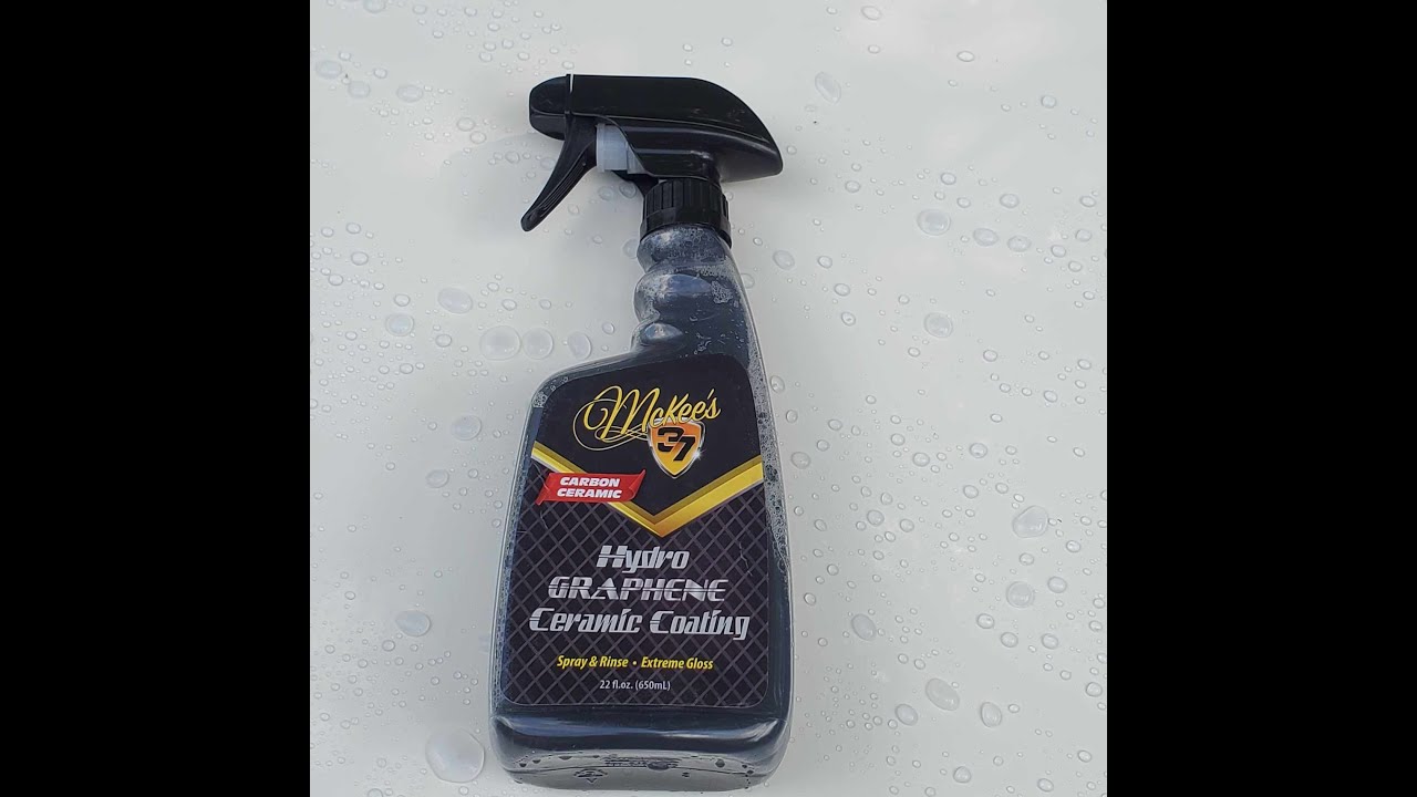 Using Mckees37 Hydro Graphene Ceramic coating spray. - YouTube