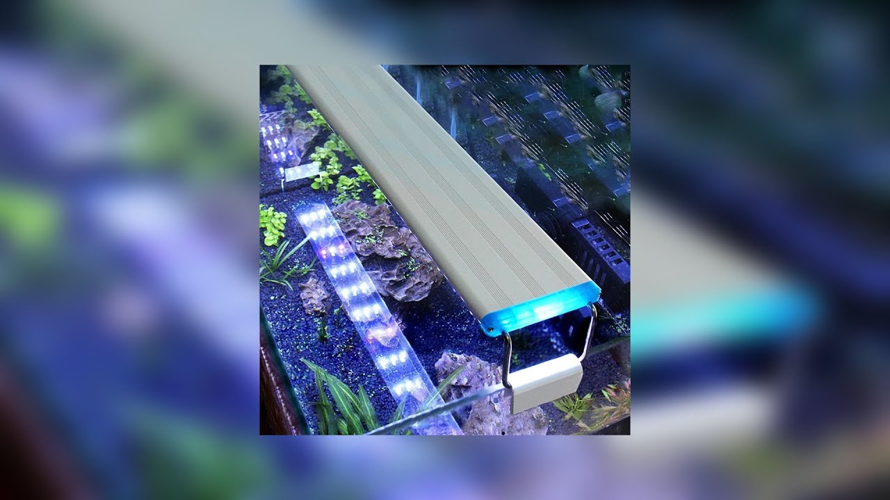 Super Slim Waterproof LED Light for Aquariums - YouTube