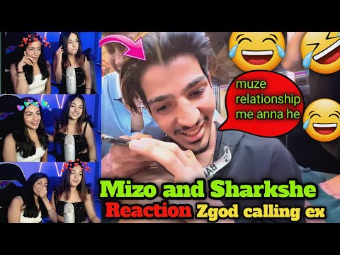 Mizo and sharkshe reaction on zgod calling his ex😜mizo reaction video😂