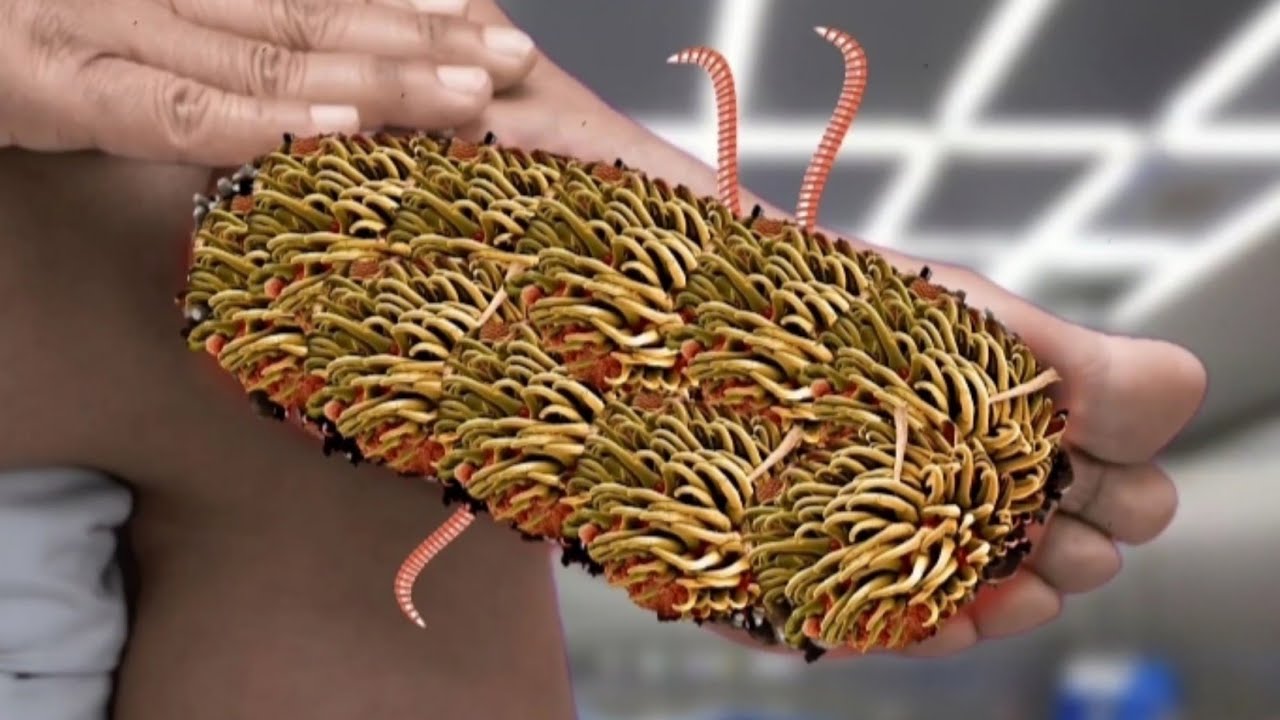 ASMR Remove Skull & Maggots Infected Foot | Severely Injured Animation ...