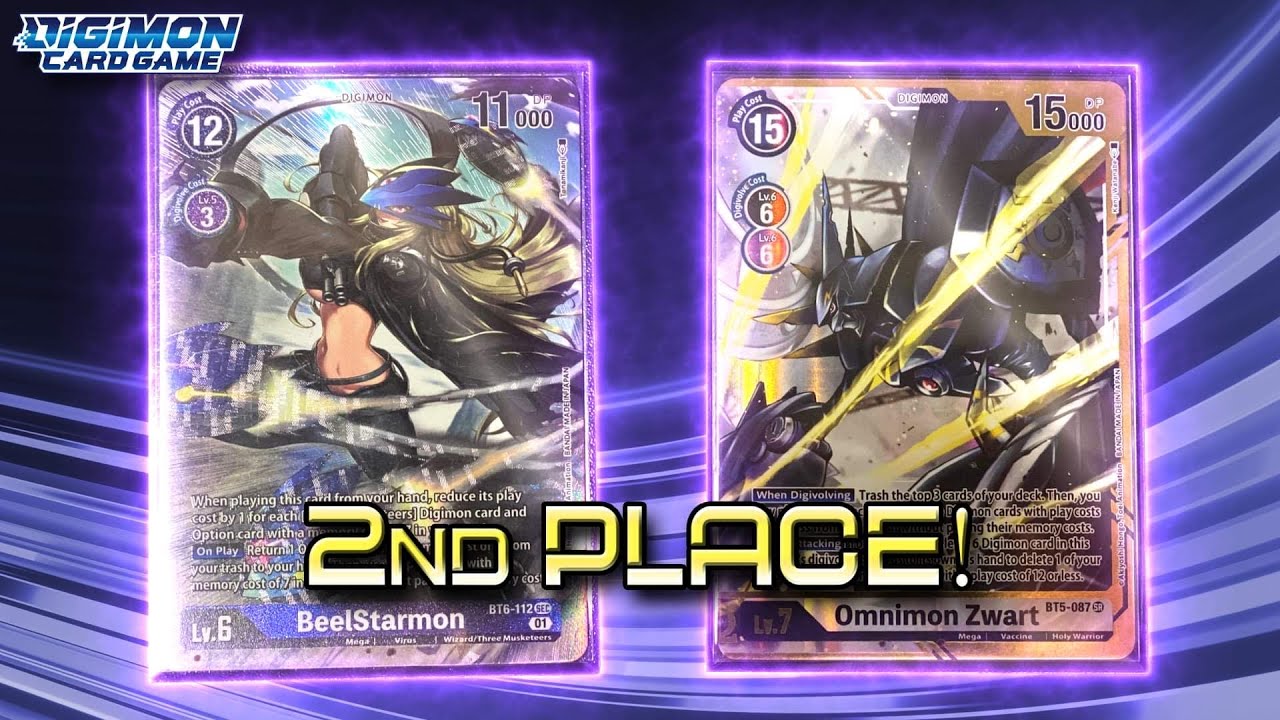 DIGIMON TCG: BEELSTARMON DECK PROFILE (BT7 ENG) | 2ND PLACE PURPLE RUSH ...